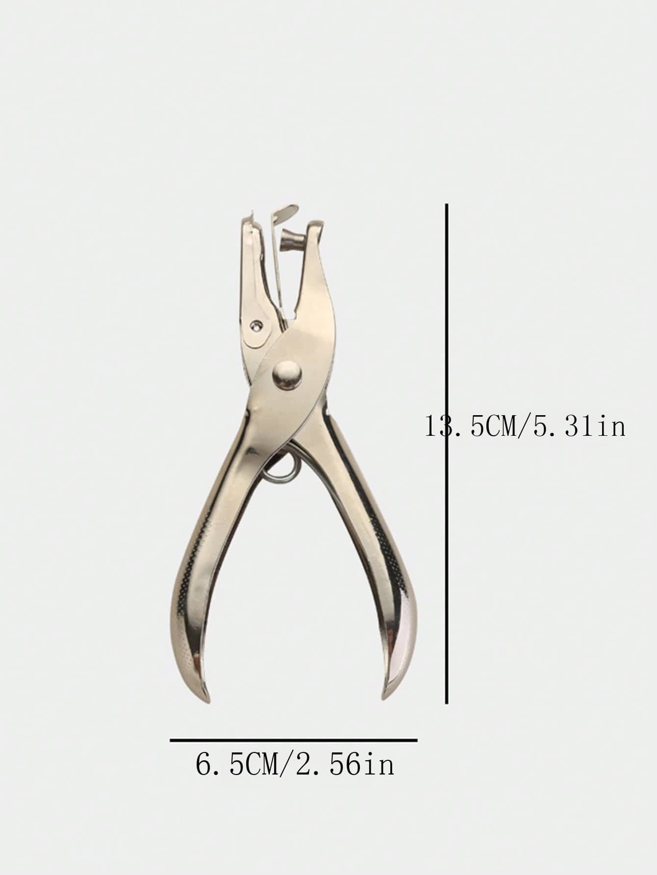 Metallic Manual Hole Punch, Office Stationery, A4 Size Single Hole ...
