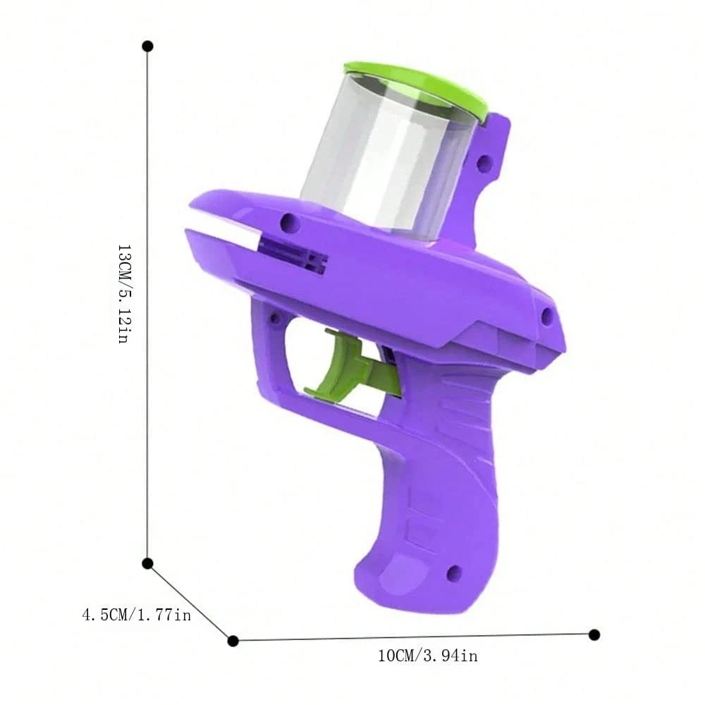 1pc Green Carrot-Shaped Disc Shooting Gun, Classic Outdoor Safety ...