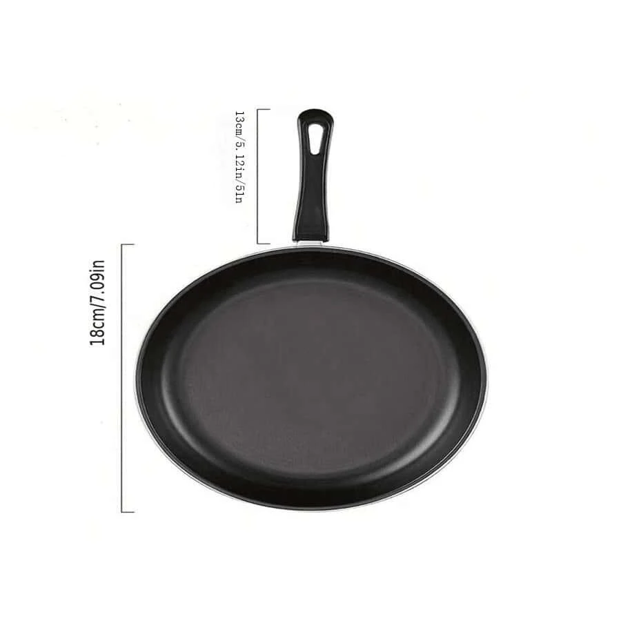 Non-Stick Pan For Home, Stainless Steel Flat Bottom Steak Frying Pan ...