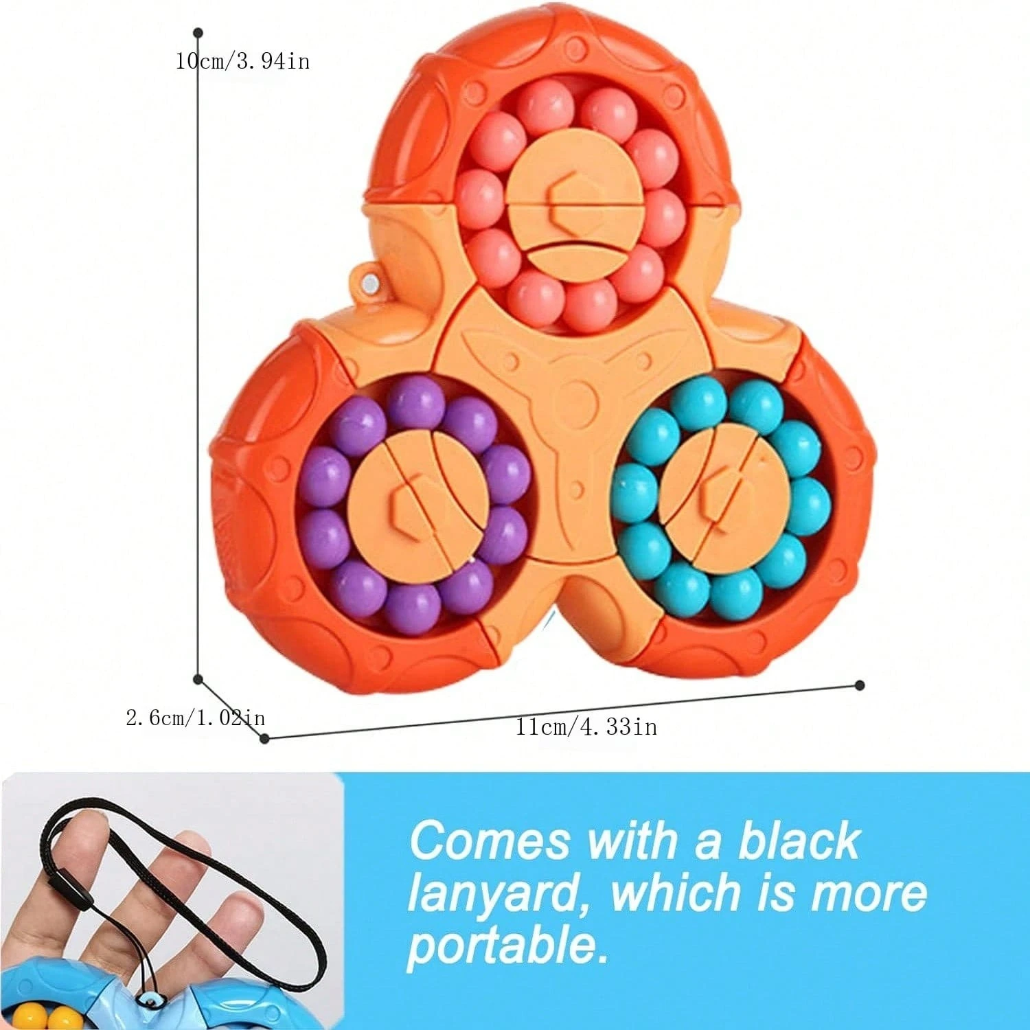 Juguete antiestrés para dedos, juego de clasificación y puzzle de bola ...