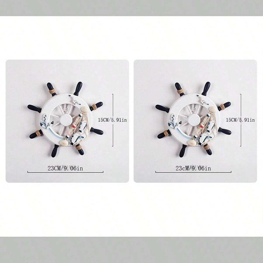 Mediterranean-Style Small Ship Wheel For Ship Helmsman | #SHEIN冬の感謝祭