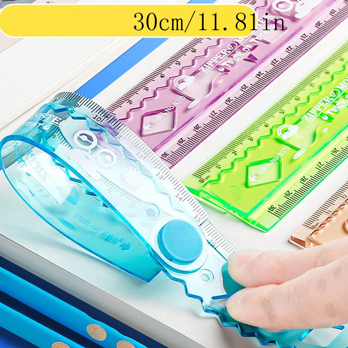 Student Folding Soft Ruler, Drawing Tool For Students, 30cm Measuring ...