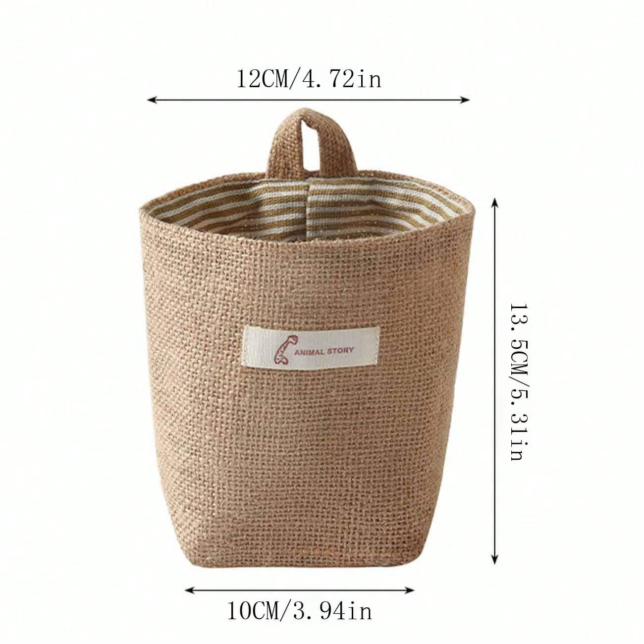 Wall Hanging Bag Type Tiny Sacks On A Dorm Bed The Door Has A Back ...