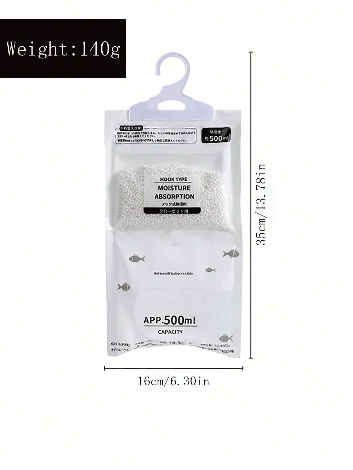 1 Bag Moisture Absorber Dehumidifier Desiccant Anti-Mildew Drying Agent ...