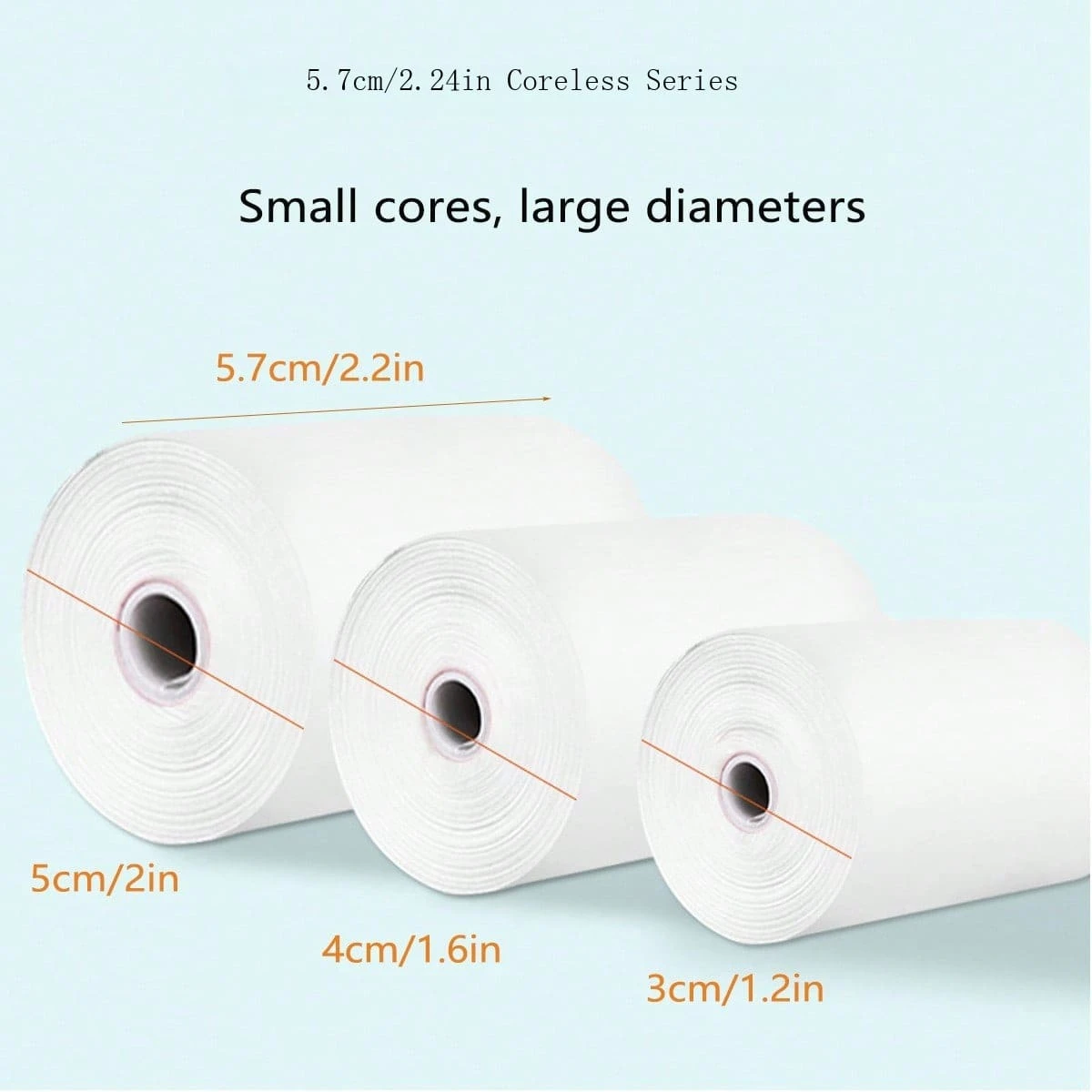 57x50x40x30 Thermal Receipt Paper For Supermarket Cash Register With No ...