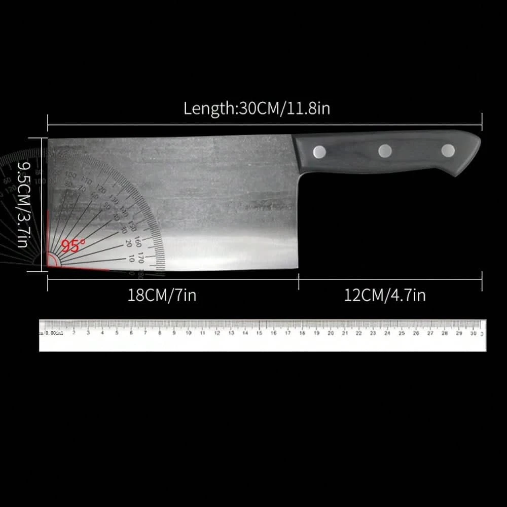 Chinese Traditional Forged Stainless Steel Chef Knife, SunJiang ...