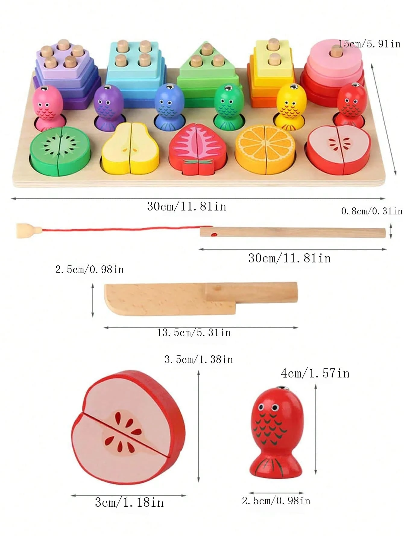 Colorful Number Stacking Tower For Children And Toddlers - Educational ...