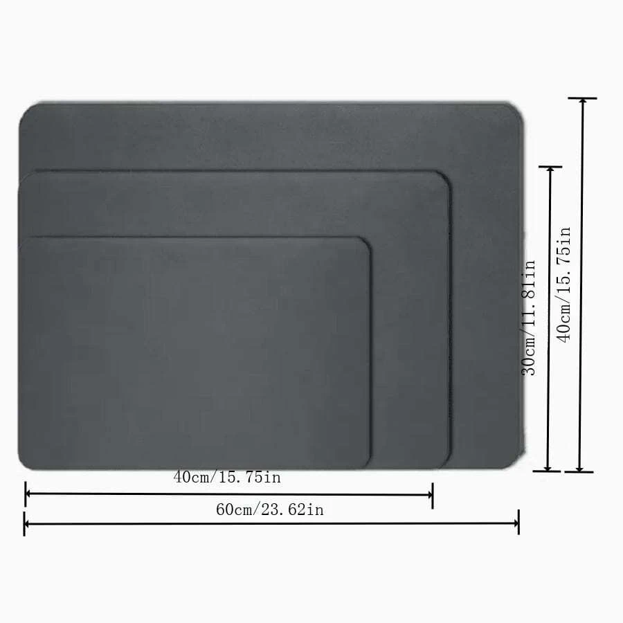 Anti-Slip Absorbent Kitchen Cabinet Drying Pad, Ultra-Fine Fiber ...