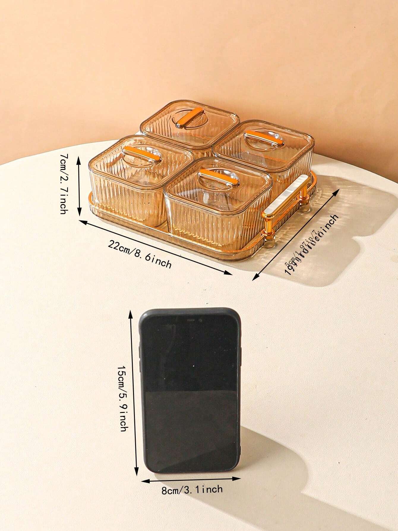 New Light Luxury Style Snack Box For Home Living Room, Nut & Dried ...