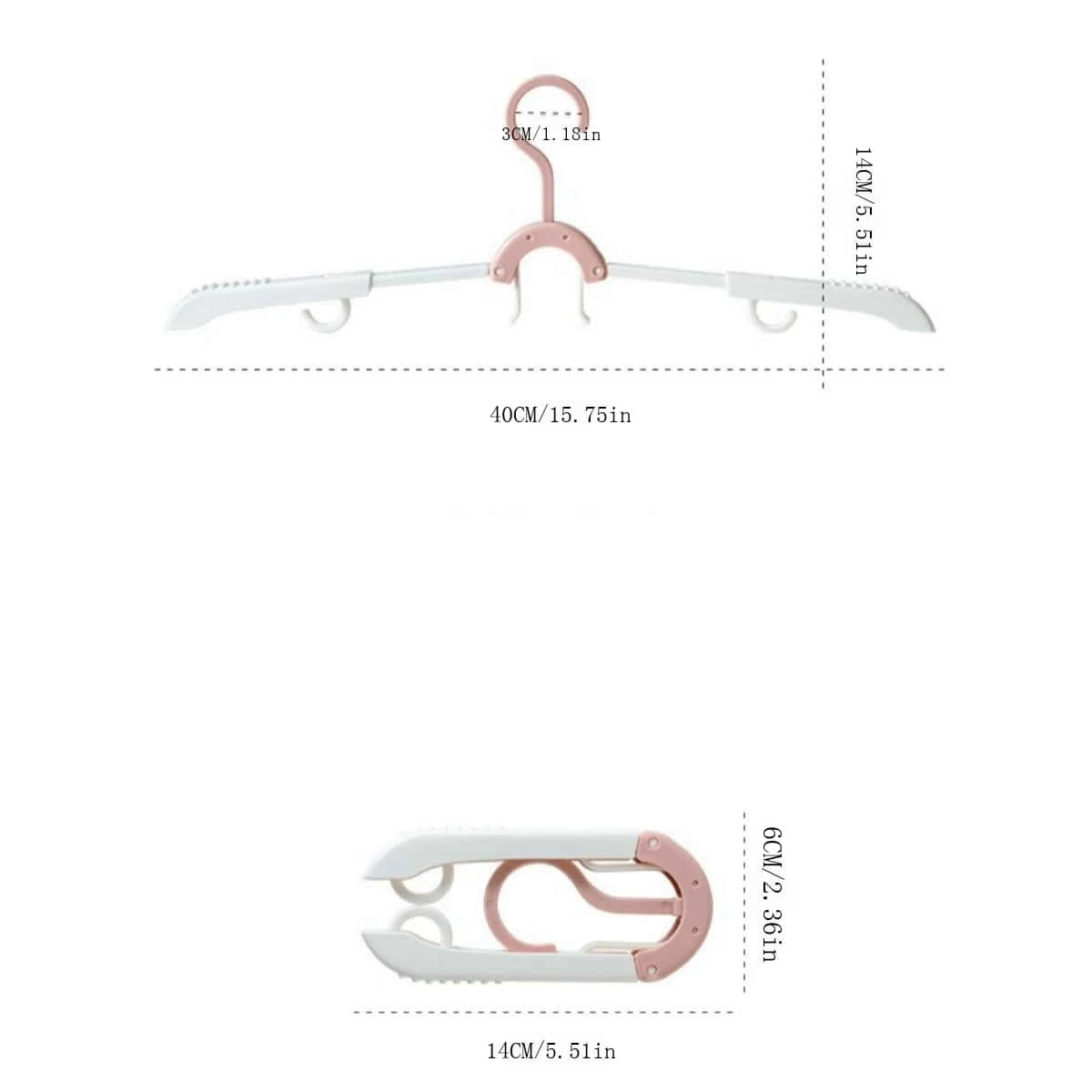 Creative Portable Multi-Function Travel Folding Clothes Hanger Storage ...