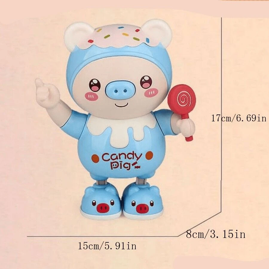 1pc Electric Dancing Pig Toy With Cool Lights, Dynamic Music And ...