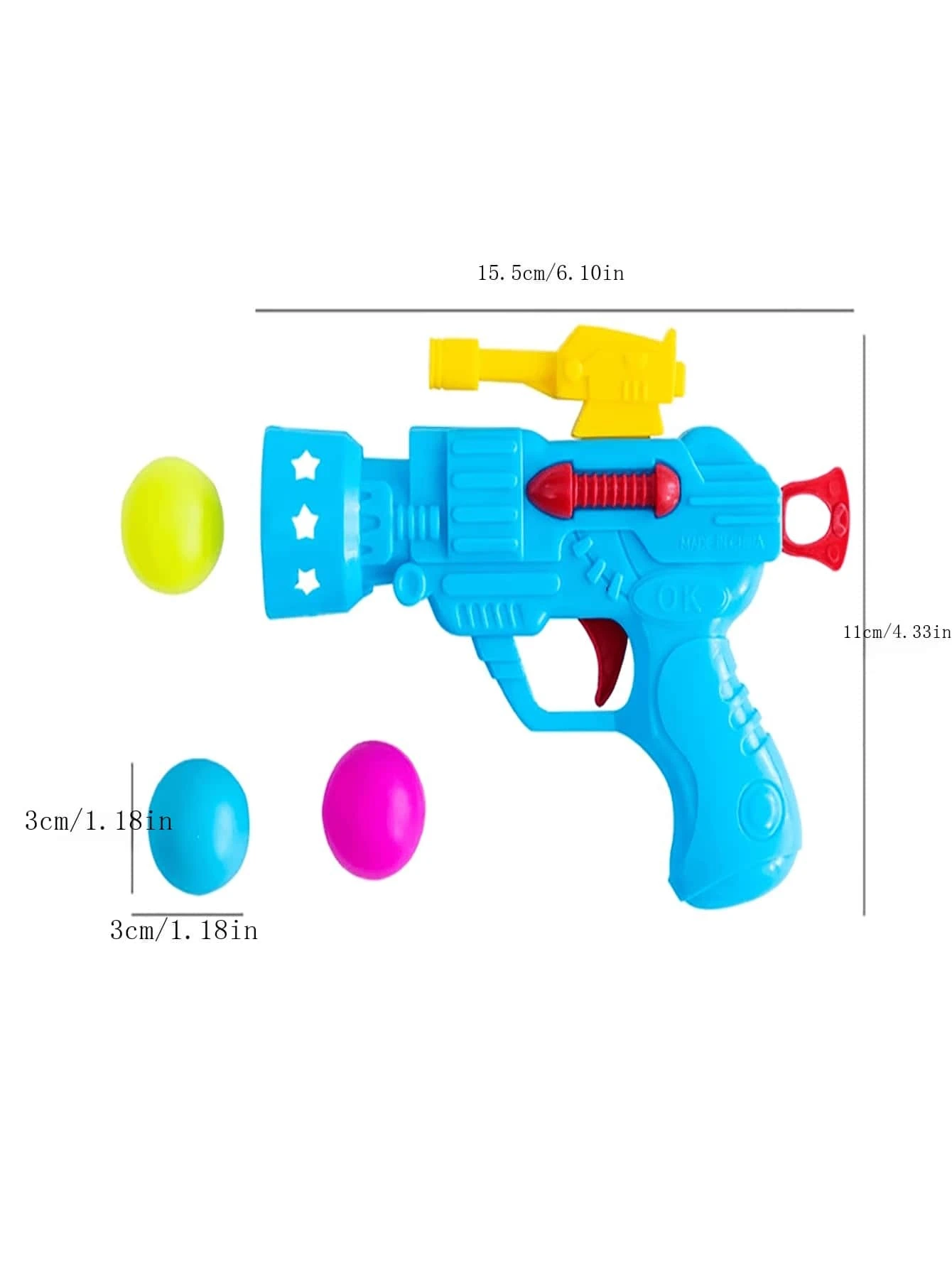 Ping Pong Ball Shooting Gun Which Can Launch Plastic Toy Gun, An ...