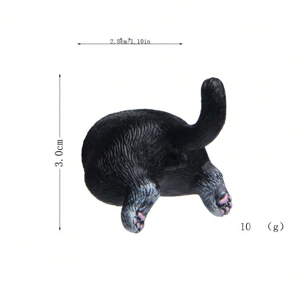 1pc Realistic Cat Butt & Testicles Shaped 3D Magnetic Fridge Sticker ...