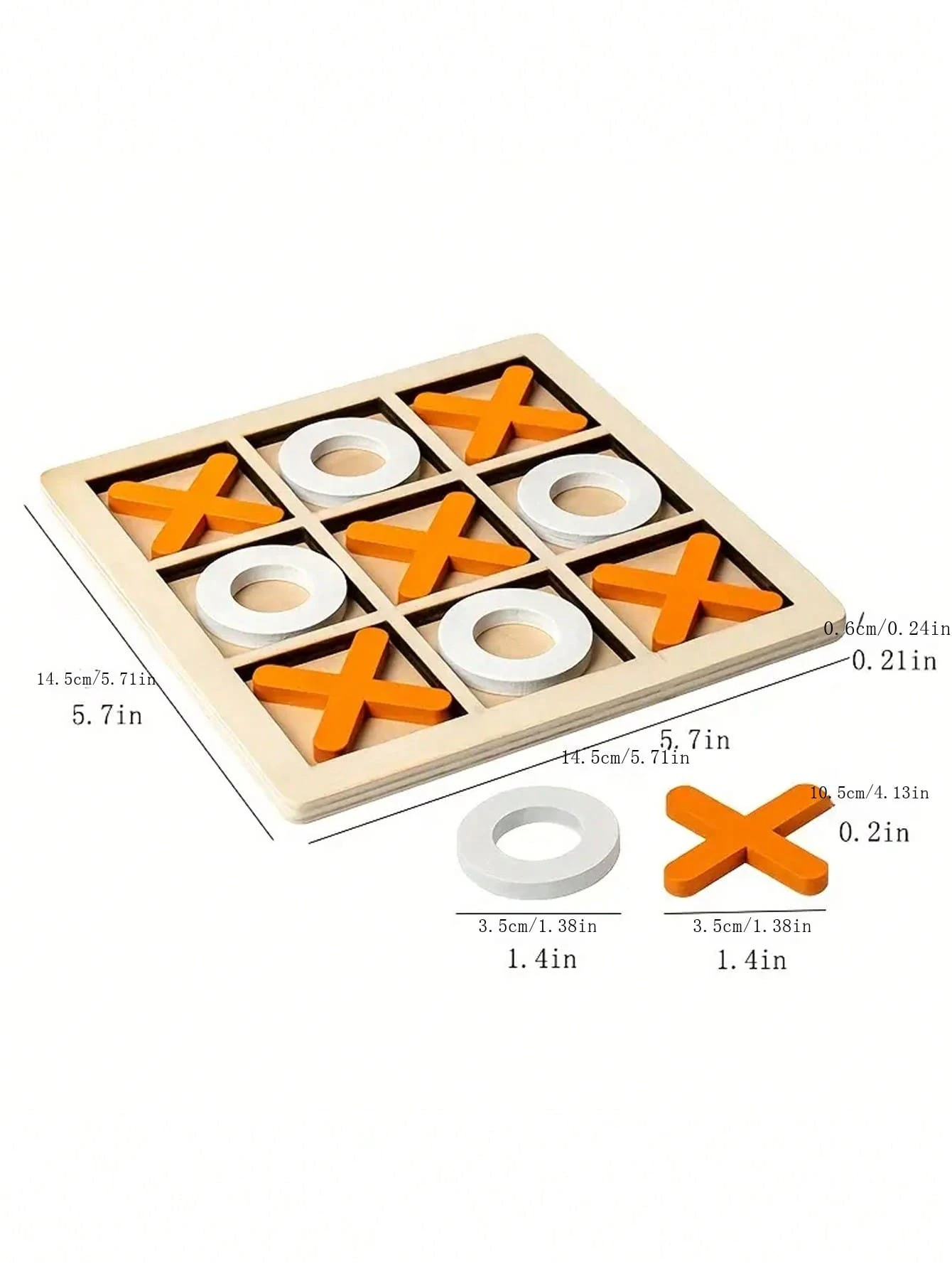 1pc Tic-Tac-Toe Board Game For Family Interactive Logic Thinking Fun ...