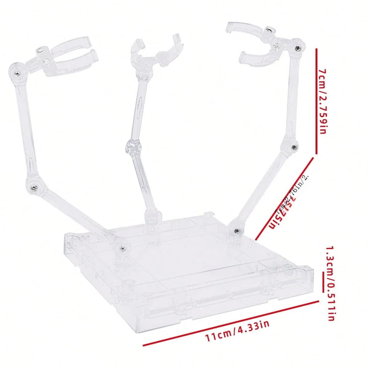 1 Set Three-Headed Soul Bracket 1/144 Model Action Figure Display Stand ...