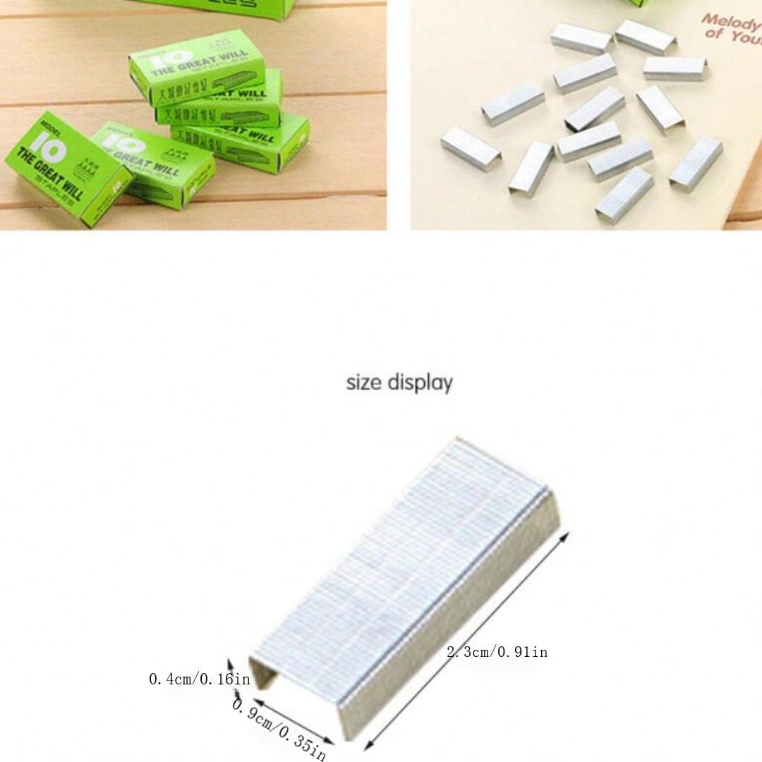 10 Boxes Of Small Staples No.10 For Office Supplies With Special Price ...