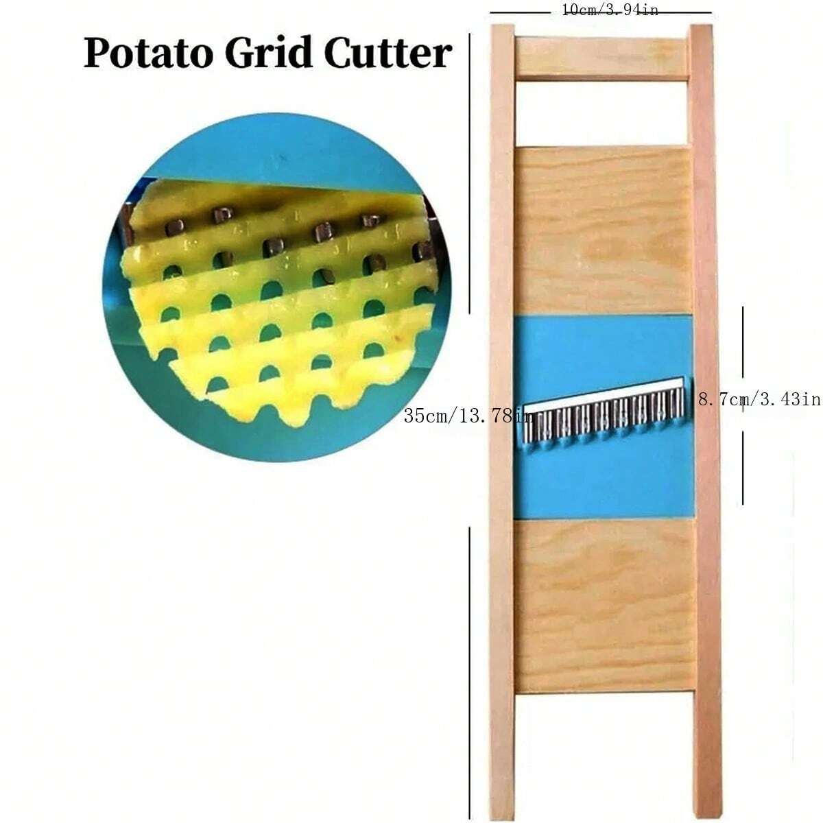 Commercial Potato Slicer Adjustable Thickness Kitchen Tool For Making ...