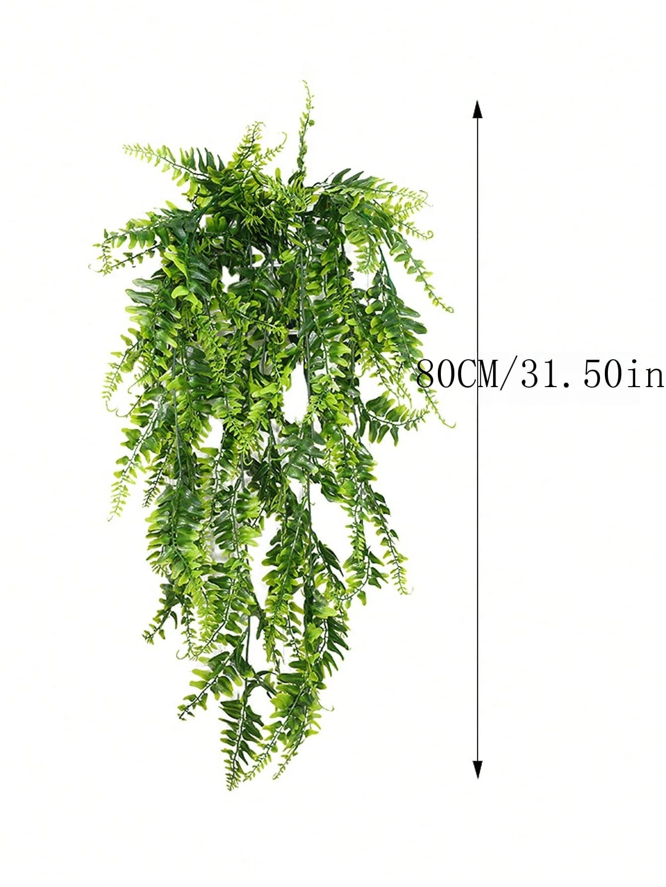 Artificial Grass Vine Wall Hanging Fern Plant Vine With Green Leaves (5 ...