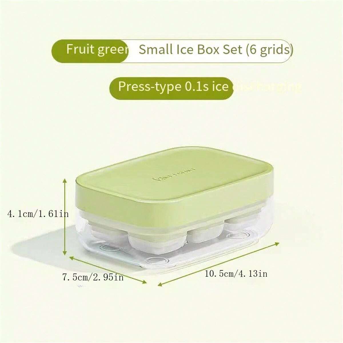 Press-Type Plastic Ice Cube Tray For Home Summer Use, Refrigerator ...