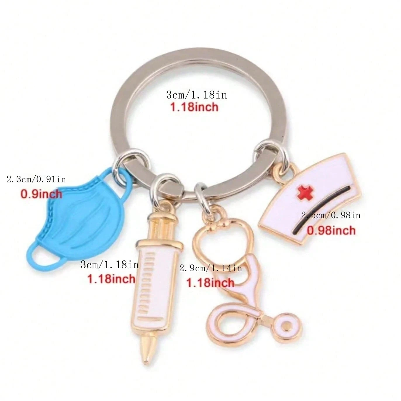 Elegant Nurse Appreciation Keychain: The Charm Of Stethoscope And ...