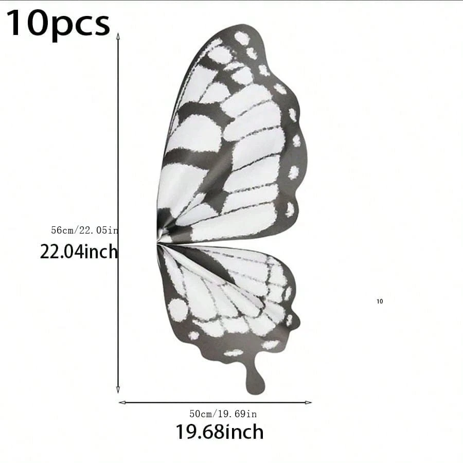 1 Pack Of 10 Sets New Butterfly-Shaped Bouquet Wrapping Paper DIY ...