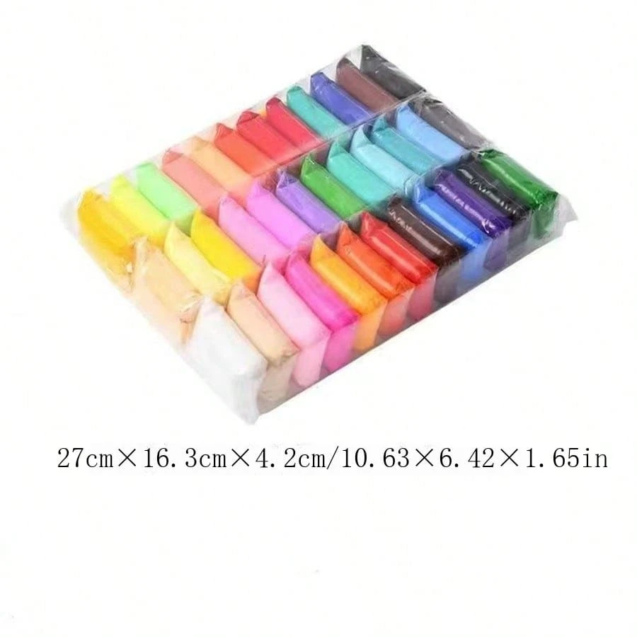 36 Color Ultra-Light Polymer Clay Plasticine, , Handmade DIY Modeling ...