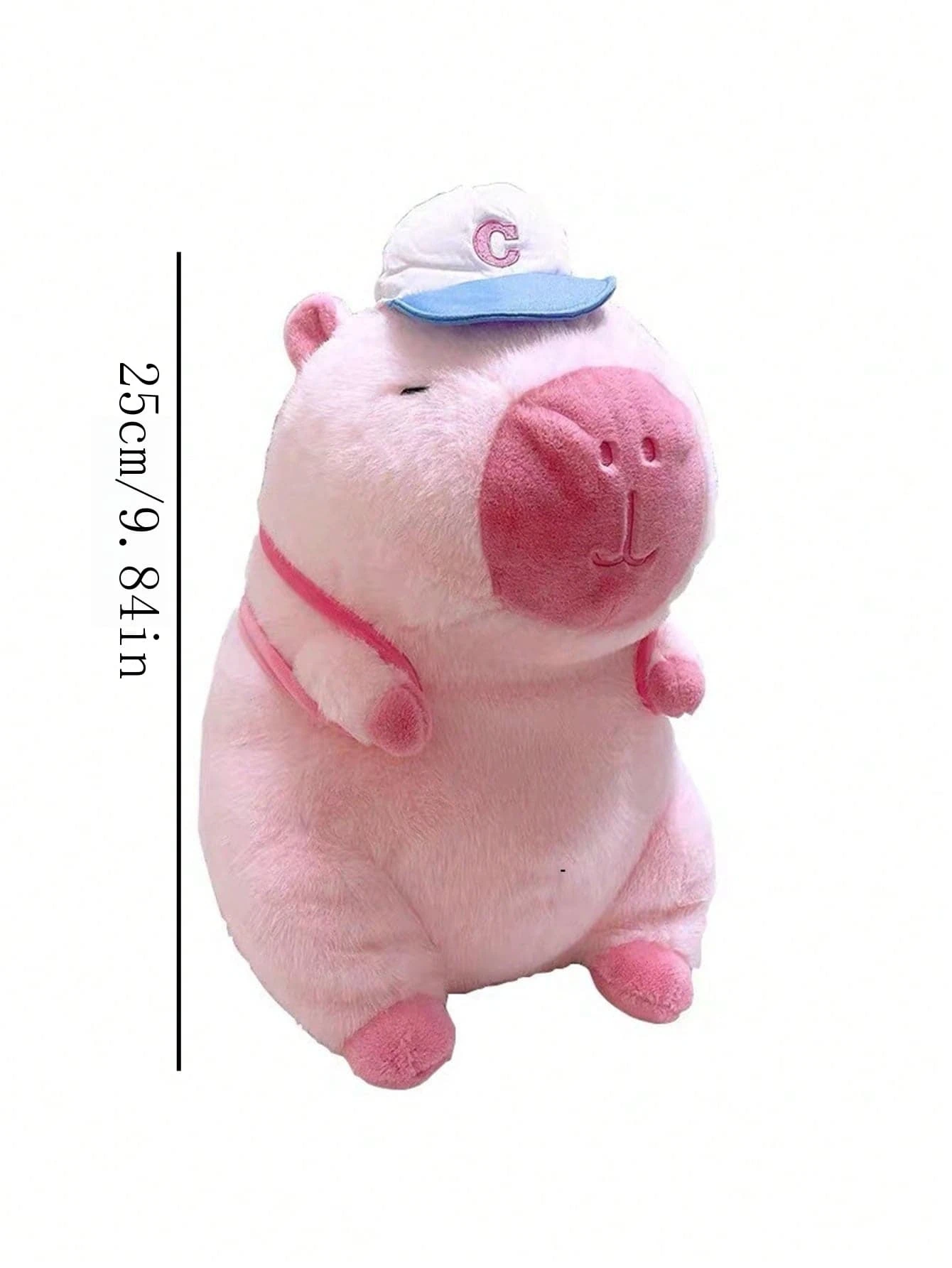 Pink Backpack Capybara Plush Stuffed Animal Toy Capybara Doll Birthday ...