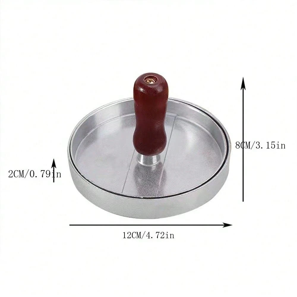 Burger Press Non-Stick Hamburger Patty Maker With Wax Paper Aluminum ...