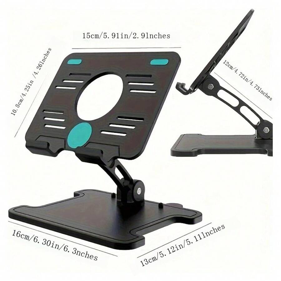New 360 Degree Rotating Slouchy Folding Tablet Stand, Height Adjustable ...