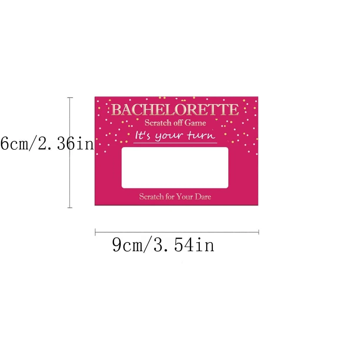 Bachelorette Dare Card Scratch Off Game Gir Ls Night Out Gir Ls Single ...