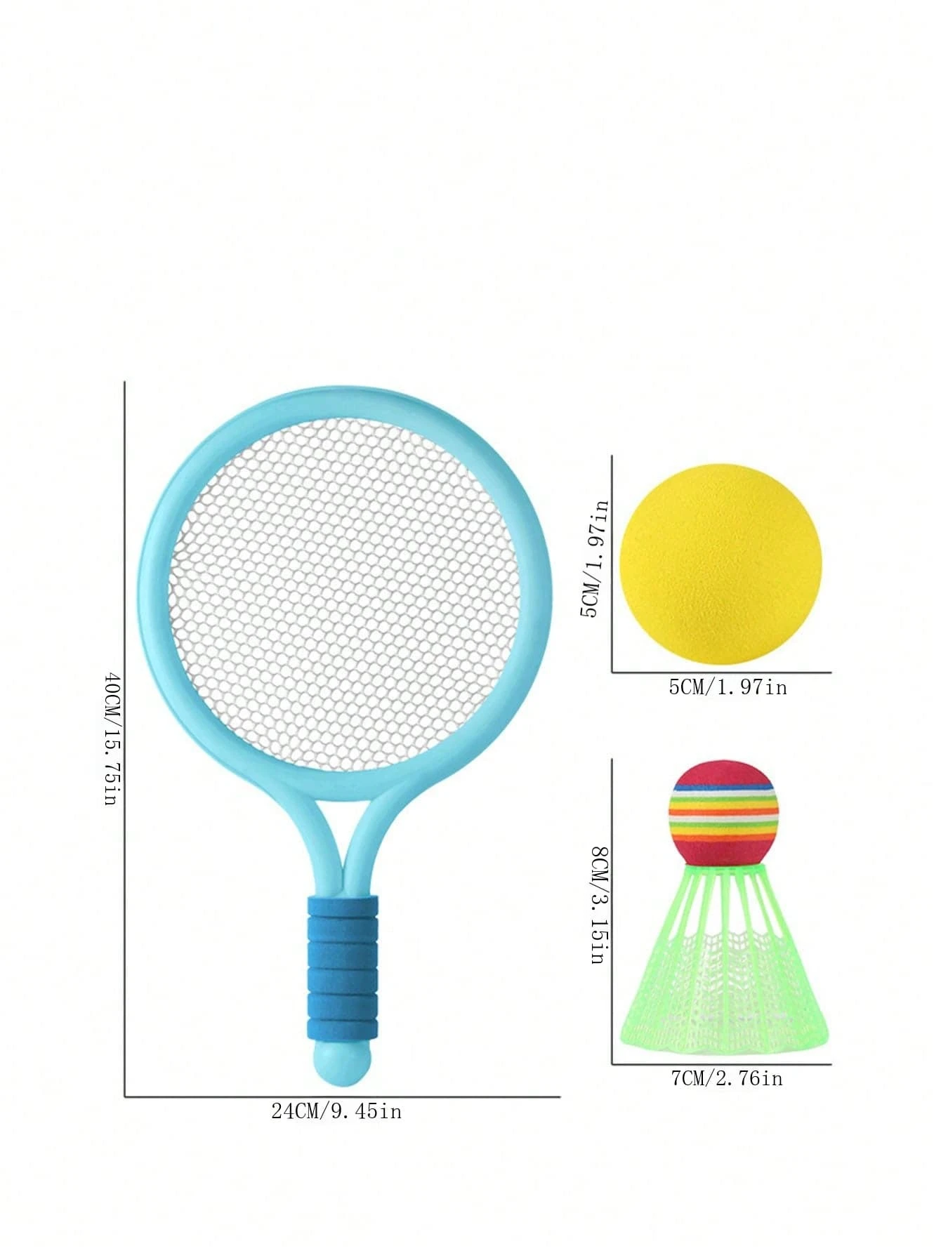 1pc Badminton Racket Set, Double Tennis Rackets, Beginner Sports Toy ...