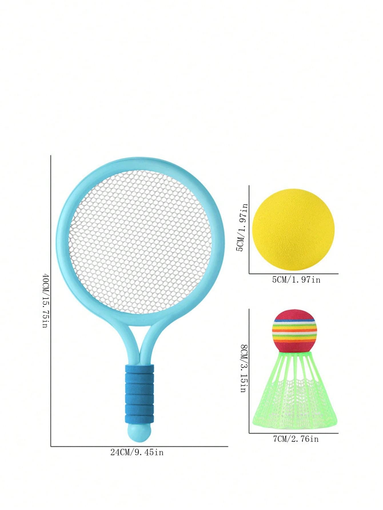 1pc Badminton Racket Set, Double Tennis Rackets, Beginner Sports Toy ...