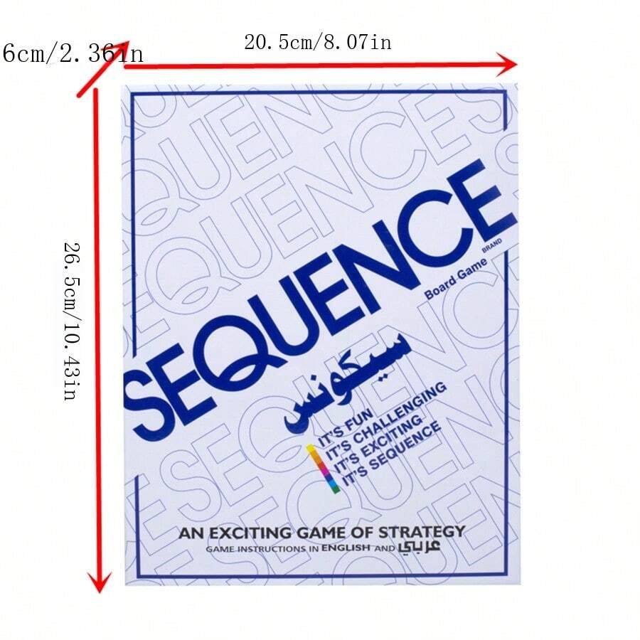 Sequence Board Game - Creative Five In A Row Chess Set With Fancy ...