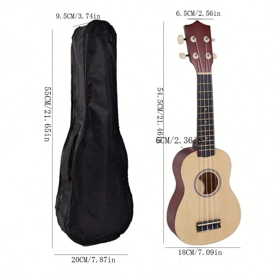 21-tums mini ukulele nybörjare 4 strängar litet gitarrinstrument | SHEIN SE