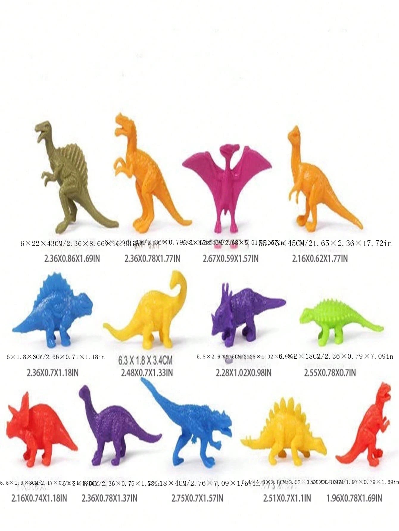 15 Pieces/Set Of Random Mini Animal Dinosaur Simulation Toy Solid Dinosaur Model | SHEIN South ...