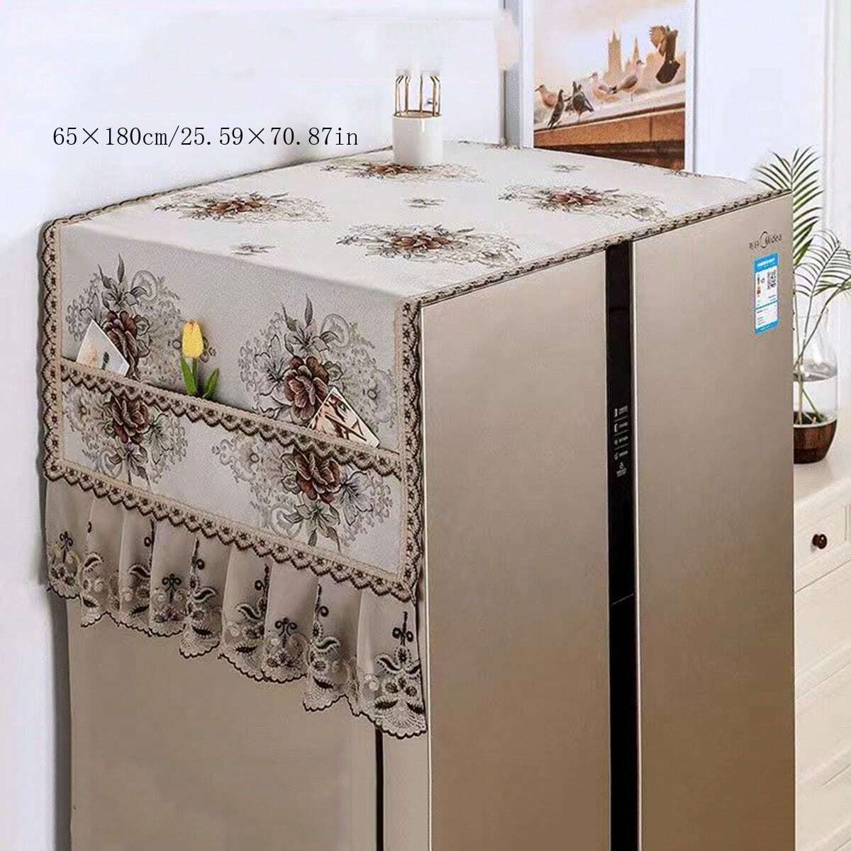 Cloth Refrigerator Cover For Single-Door/Double-Door Refrigerator ...