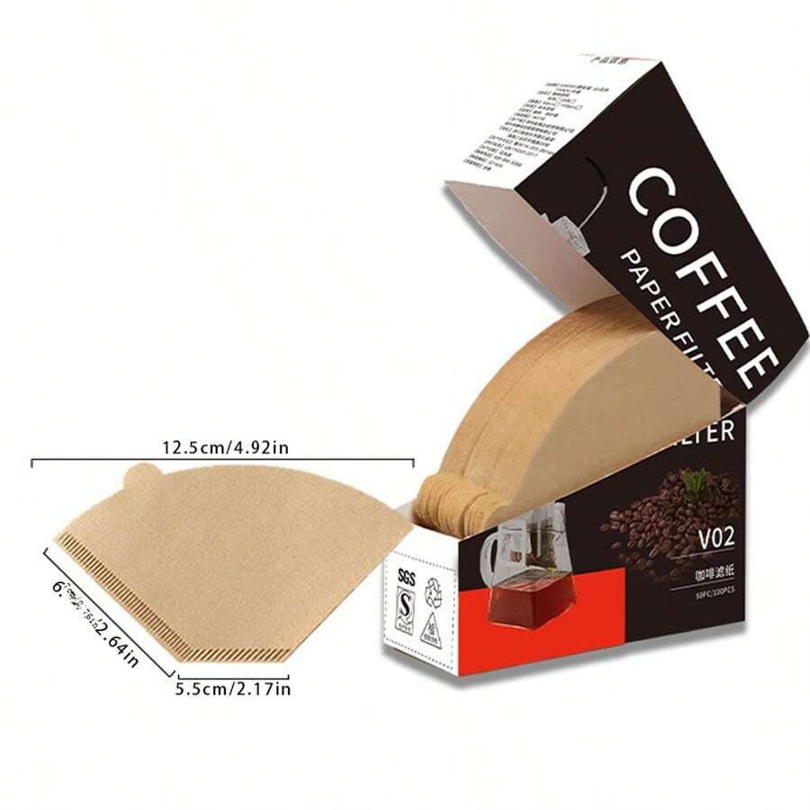 1 Box 50Pcs Filter Paper For Coffee | SHEIN USA