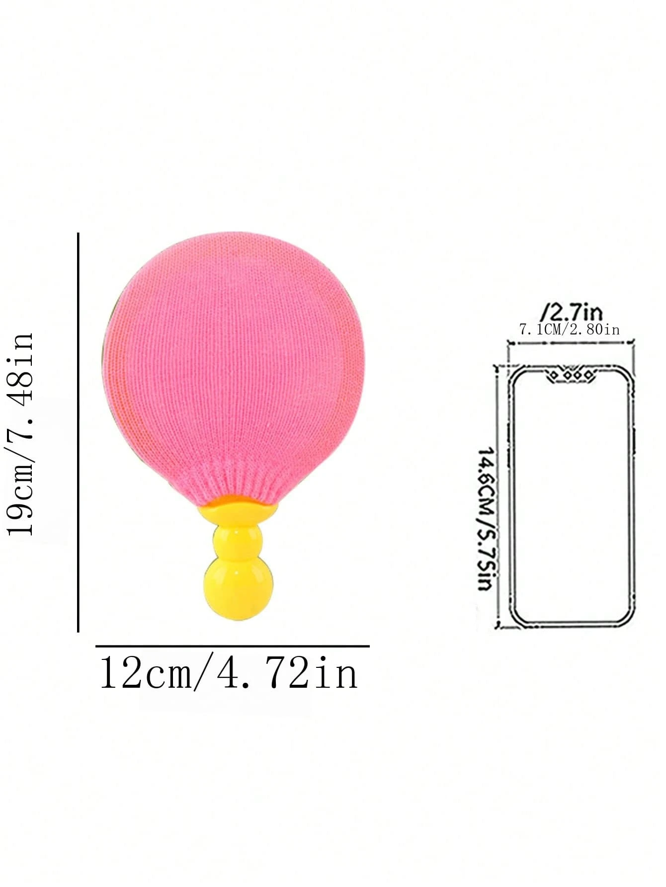 Bubble Ping Pong Paddle Toy For Playing Bubble Ball, Stress Relief And ...