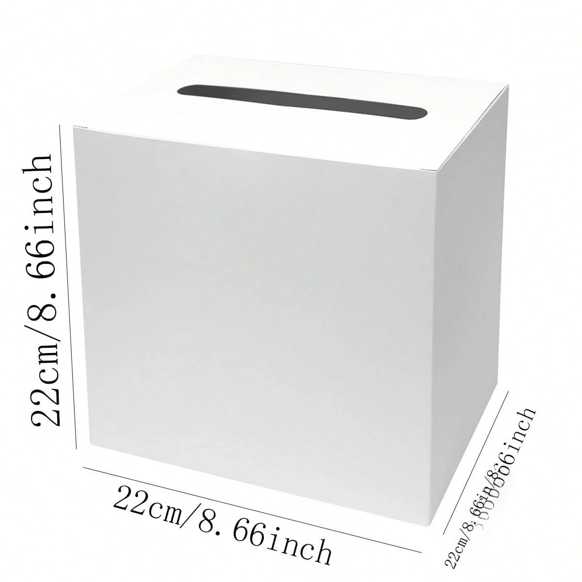 (Cool Decoration) White Gift Card Box With 10 Cards, Money Box For ...