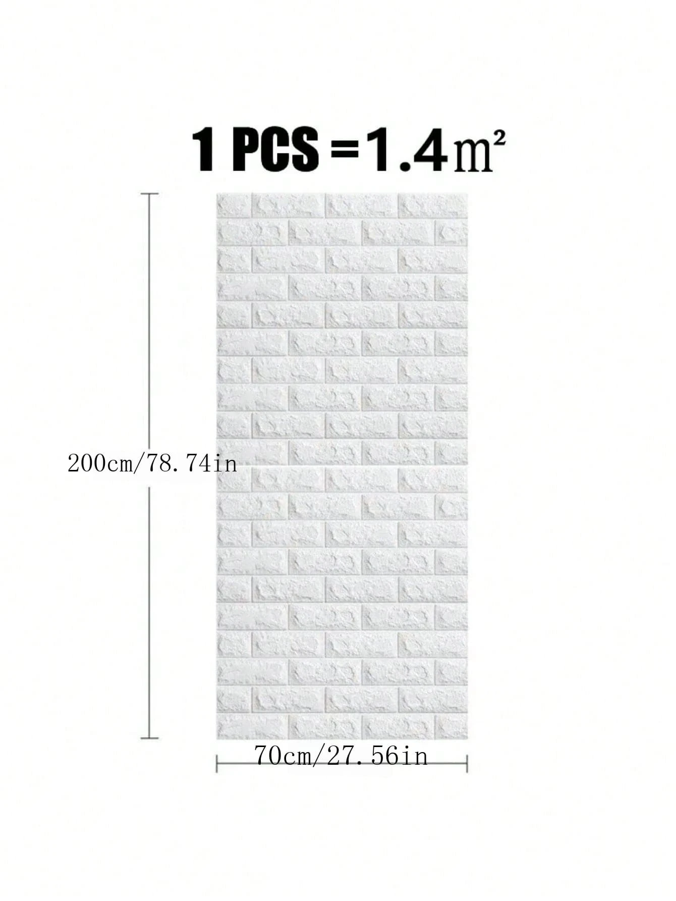 10M/5M/3M/2M/1M 3D Wall Sticker Imitation Brick Bedroom Home Decor ...