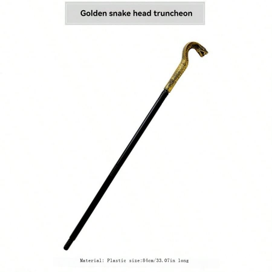 1pc Cosplay Staff & Cane Prop Egyptian Pharaoh Snake Headed Staff ...
