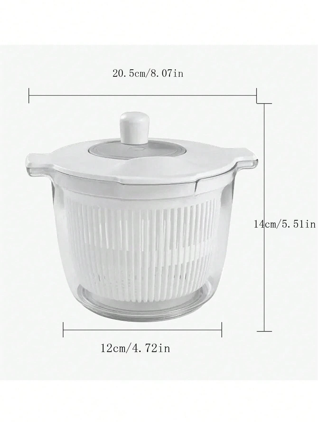 Vegetable Dehydrator Household Manual Salad Dehydrator Vegetable Basket ...