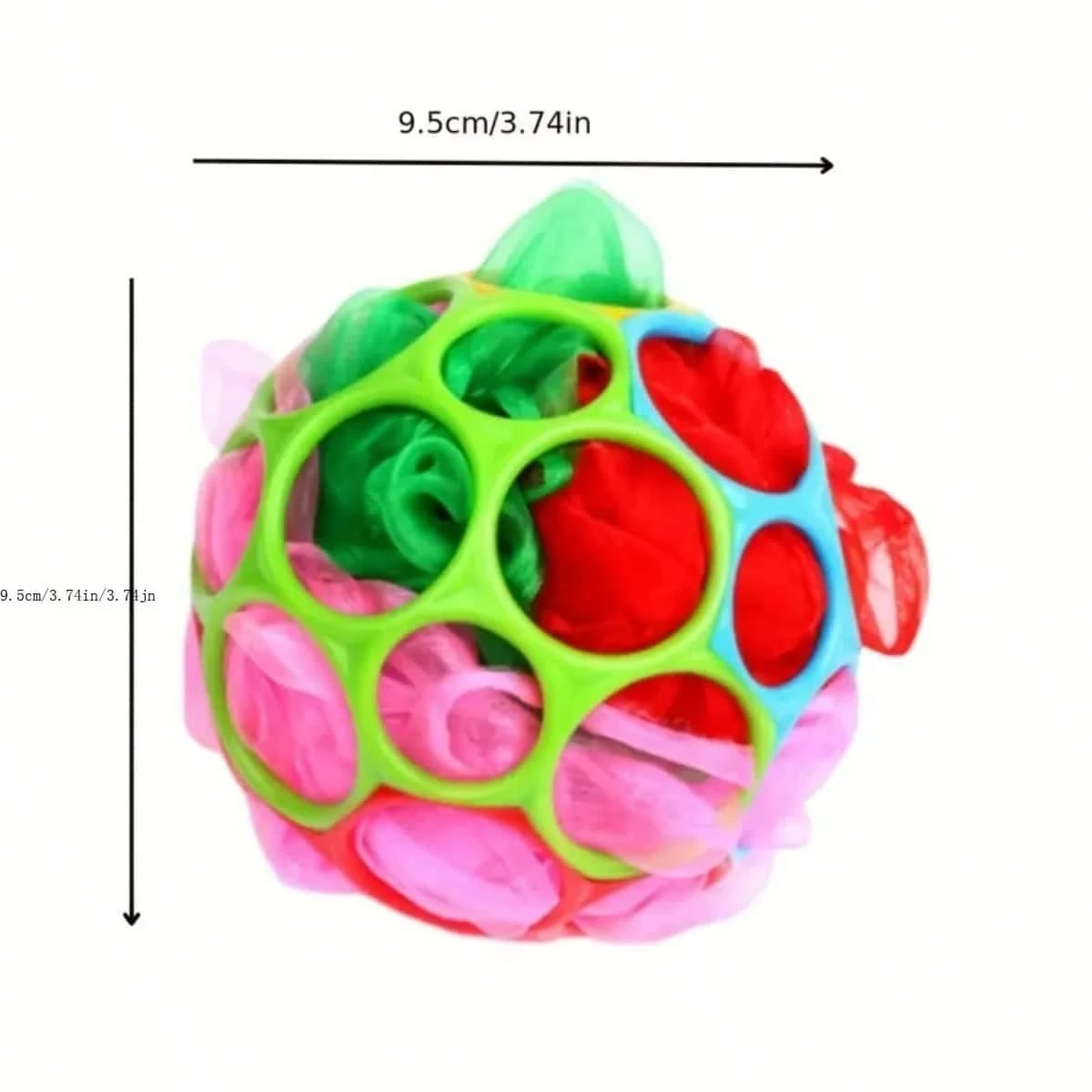 Baby Teething Gum Massager Rattle Hand Grasp Ball Children's Grip ...