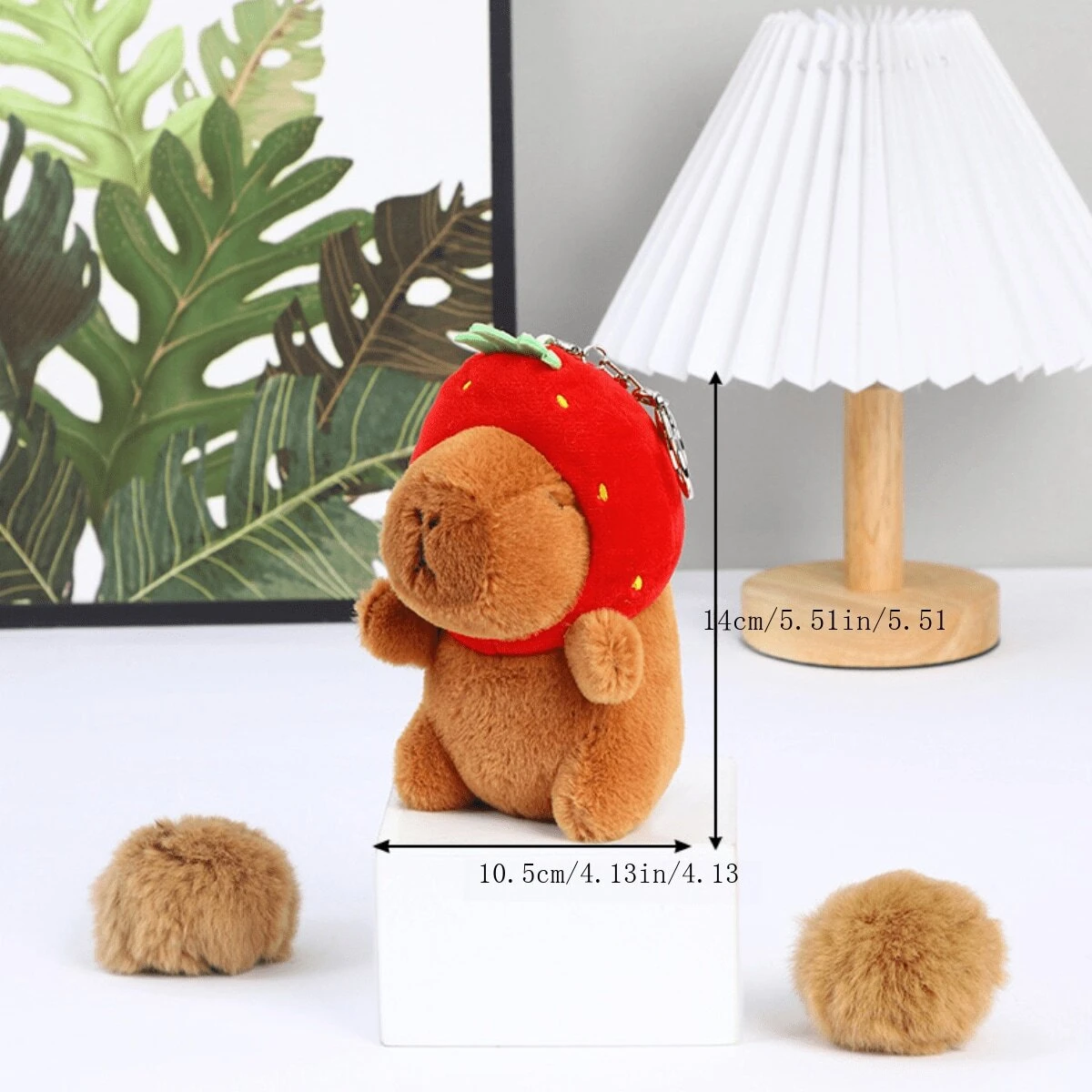 Llavero de peluche 'Capybara en Estilo Buda' (estilo aleatorio) | Mode ...