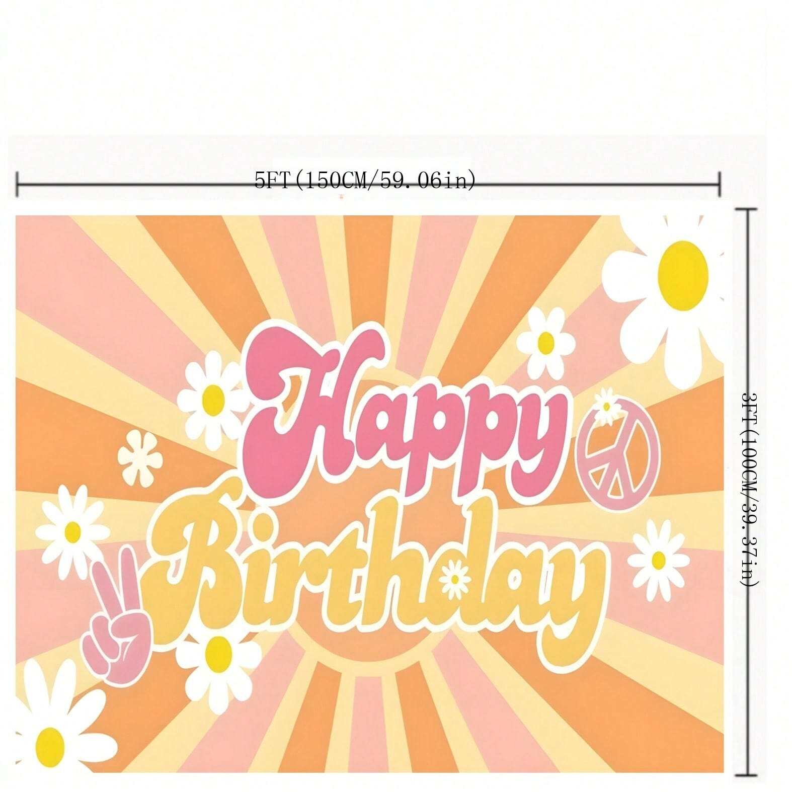 Birthday Backdrop For Photography Happy Birthday Party Decor Photocall ...