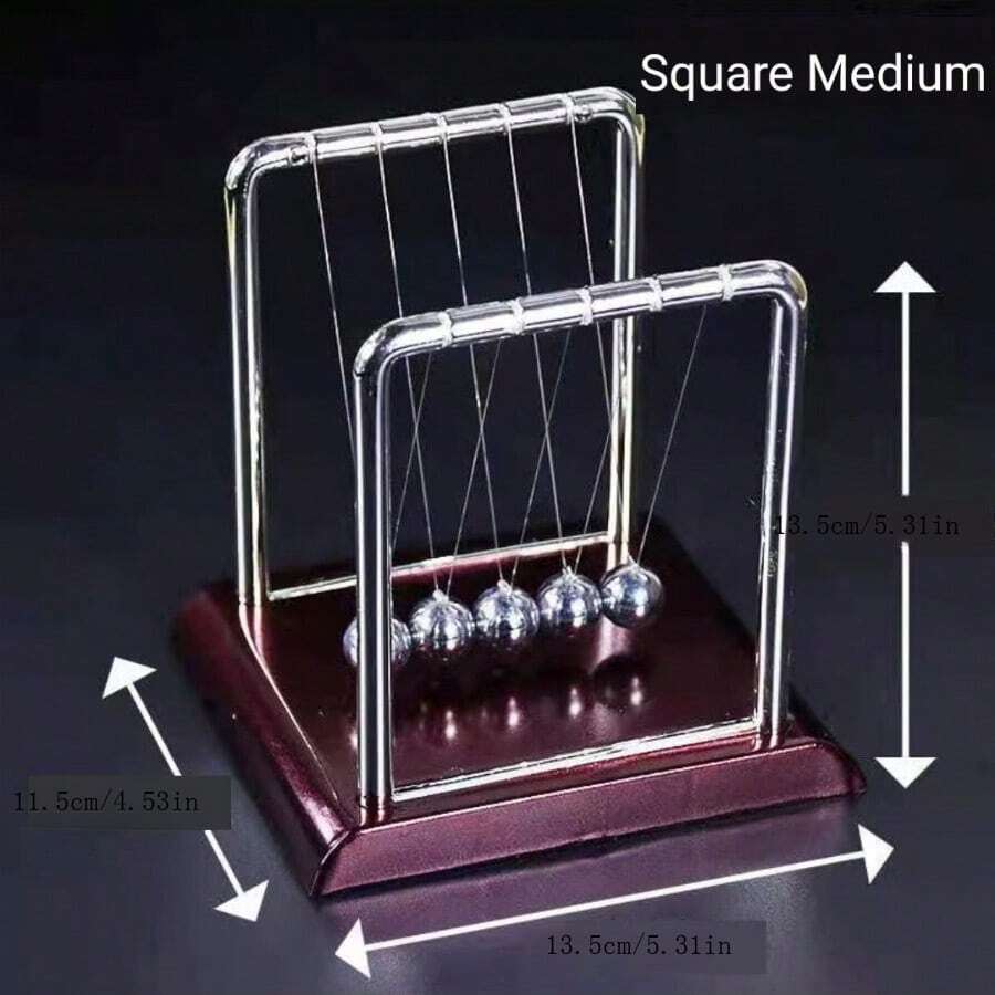 1pc Newton's Cradle Ball Kinetic Desk Toy, Physics Pendulum ...