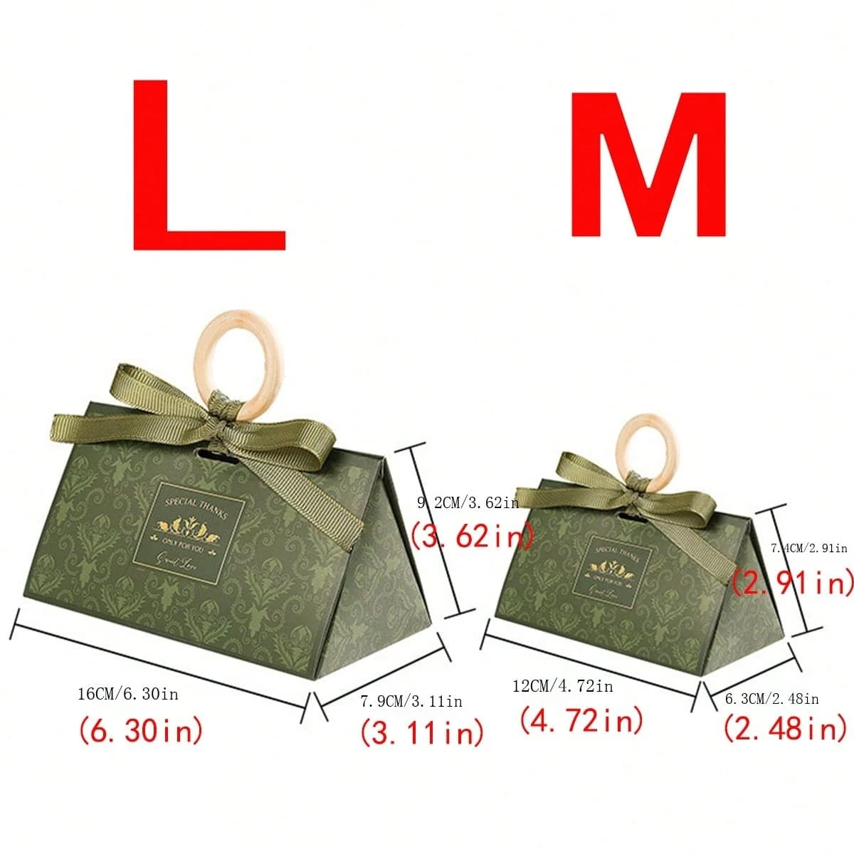 20 Sets/Pack Forest Style High-End Gift Box (Including Paper Box ...