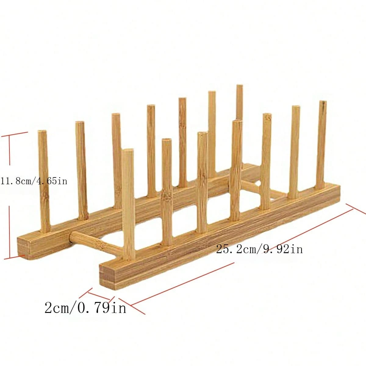 1pc Bamboo 6-Compartment Sample Display Rack & Filter Holder For ...