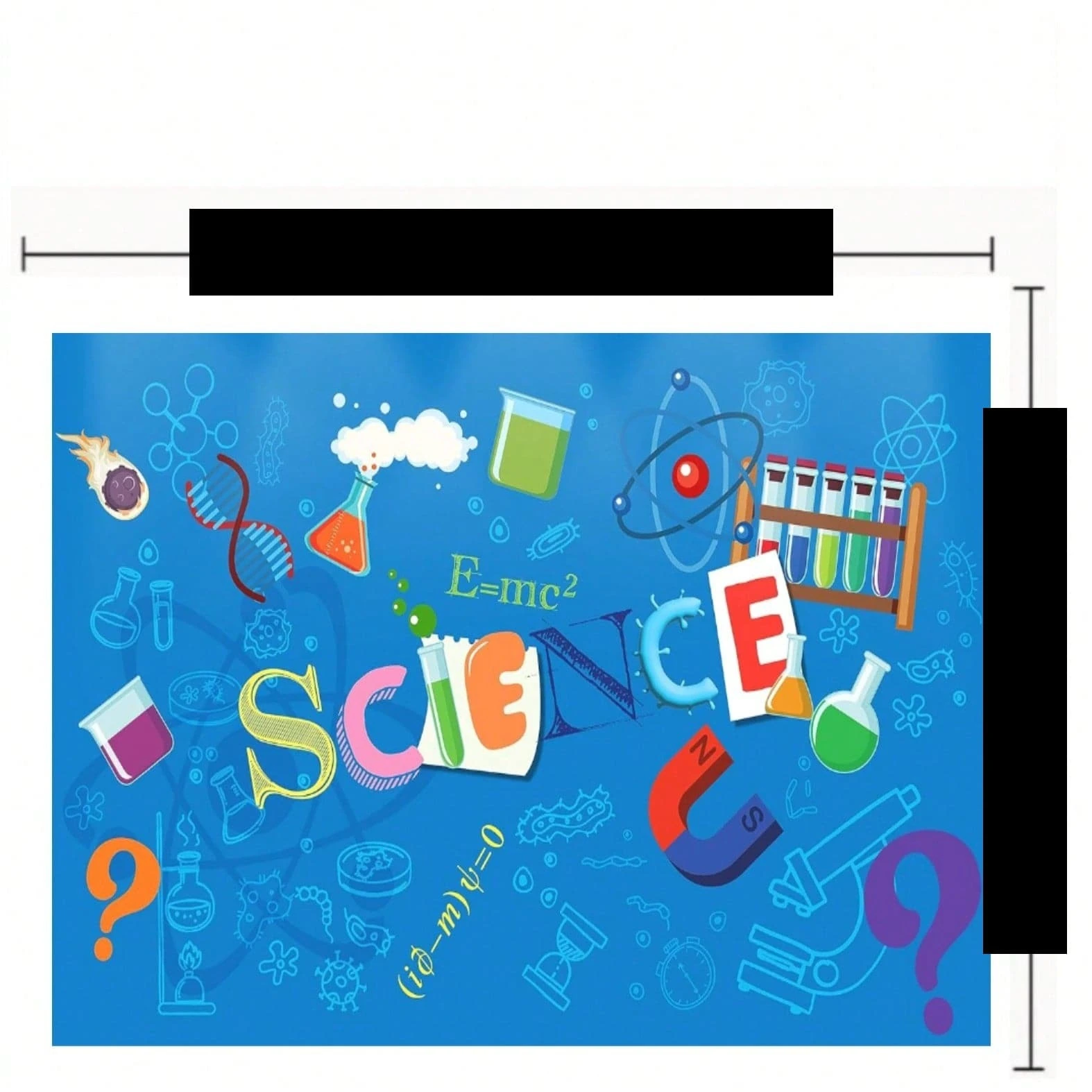 Science Party Backdrop Mad Scientist Theme Studio Background Banner ...