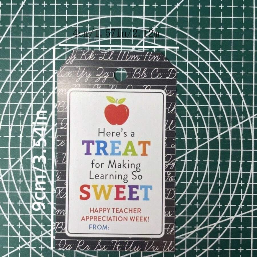 15pcs Teacher Appreciation Gift Tags, Thank You Tags For Teachers ...